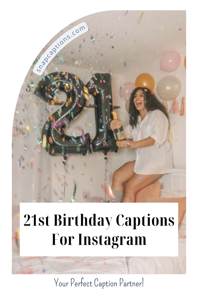 63+ Best 21st Birthday Captions For Instagram That Shine in 2026 | Snap Captions